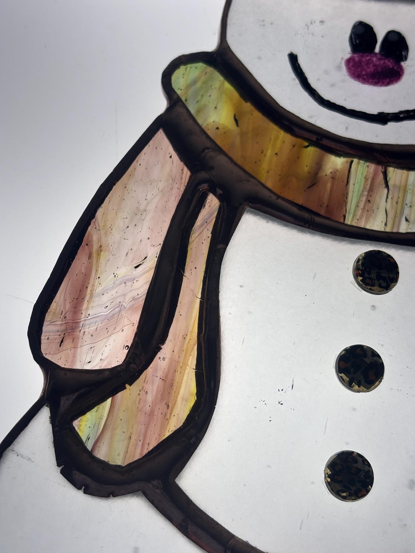 Stained Glass Snowman - Etsy