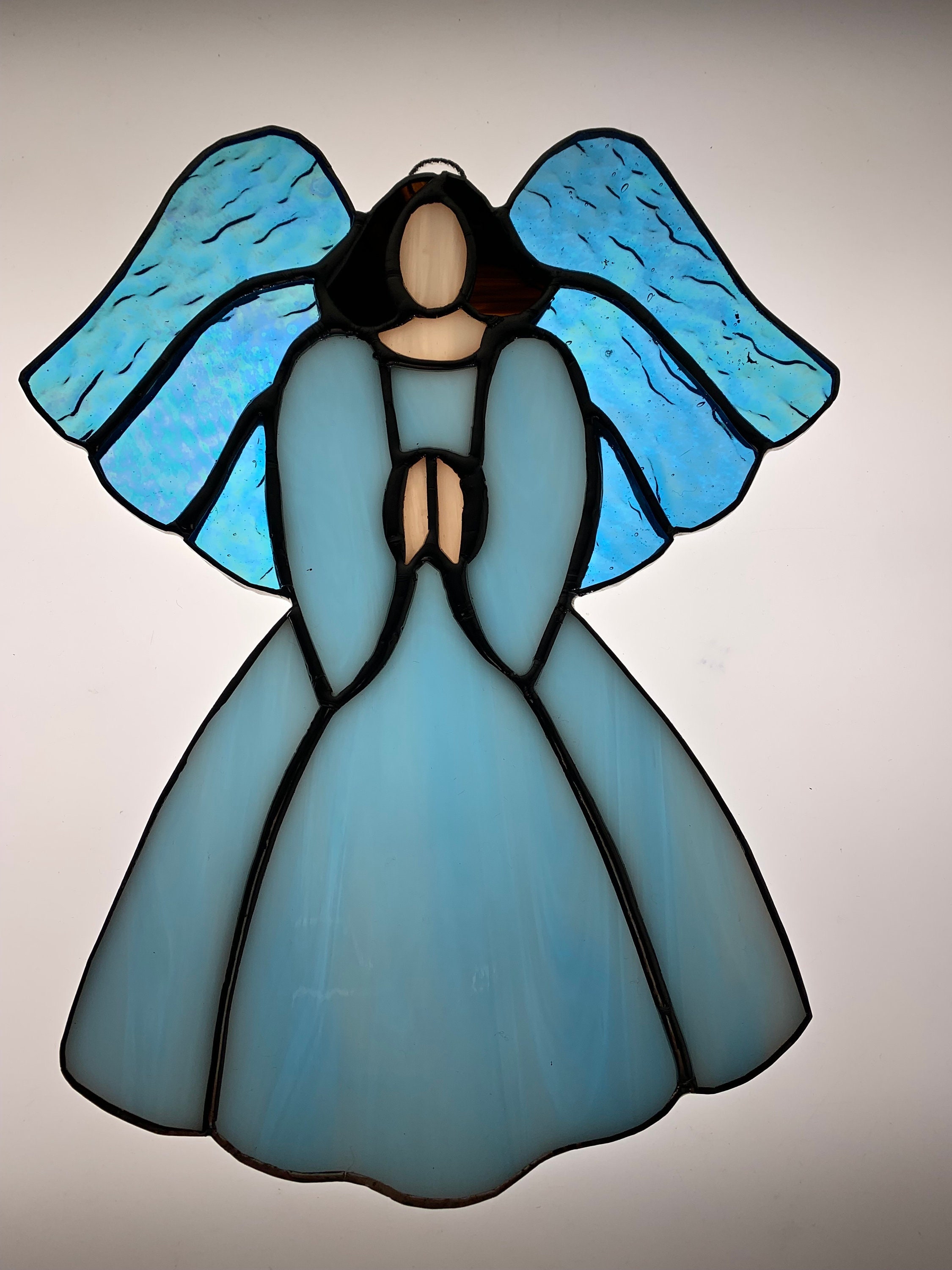 Simple Stained Glass Angel