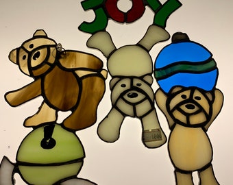 Stained Glass Teddy Bears - Etsy