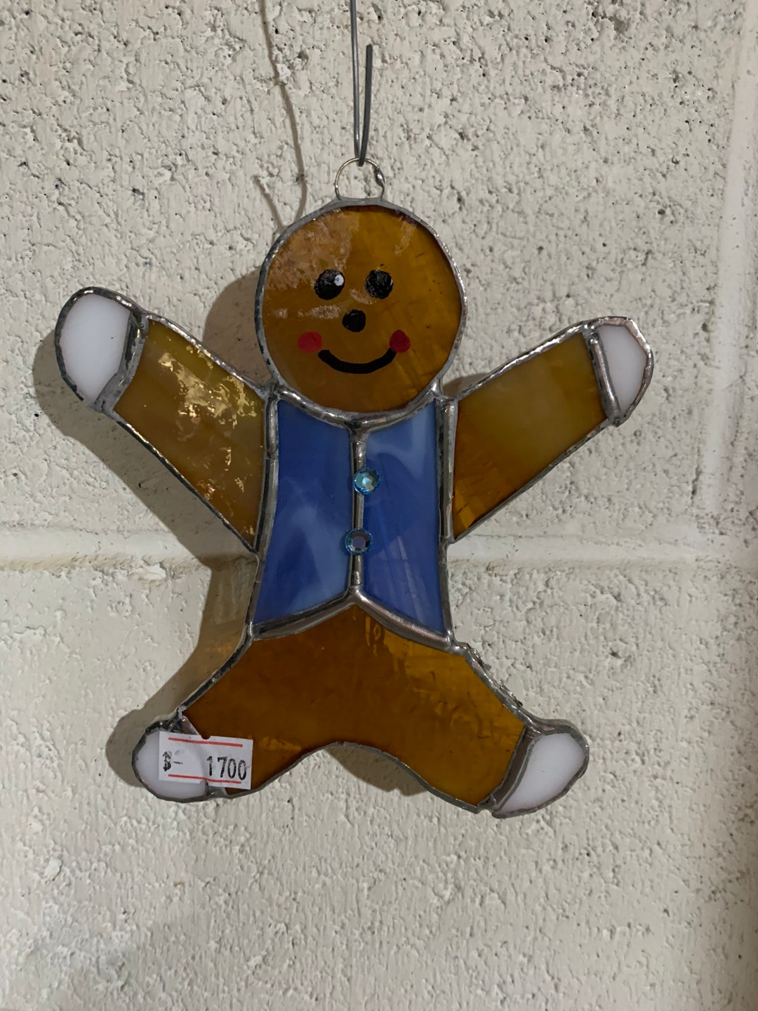 Stained Glass Gingerbread Man - Etsy
