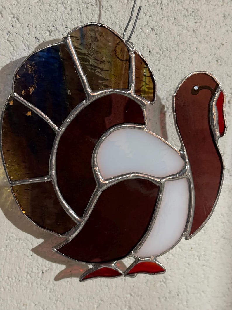 Stained Glass Medium Size Turkey - Etsy