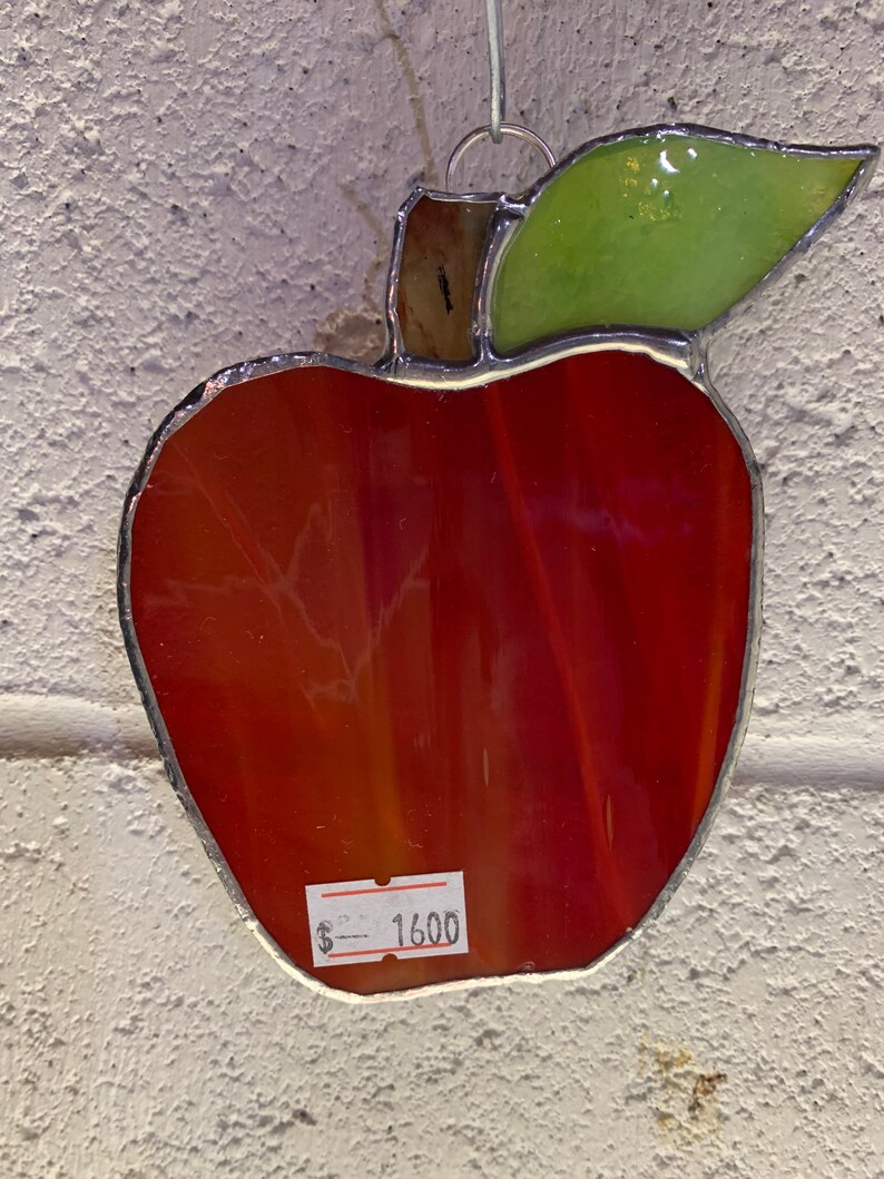 Stained Glass Apple | Etsy