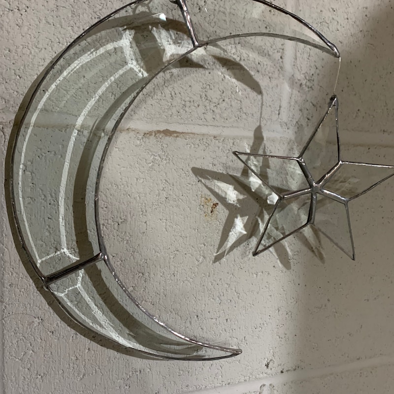 Stained Glass Moon - Etsy