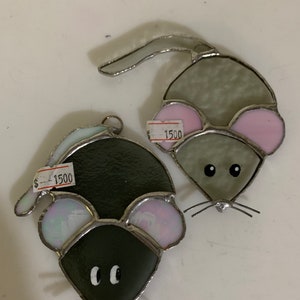 Stained Glass Mouse - Etsy