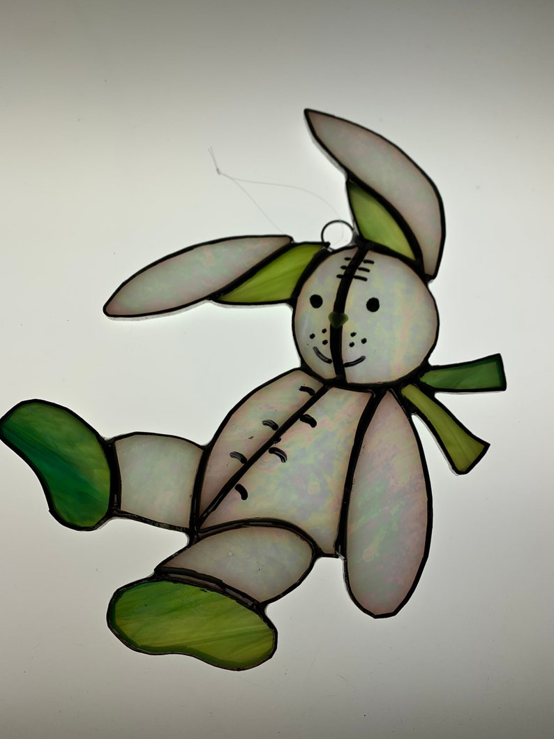 Stained Glass Bunny - Etsy