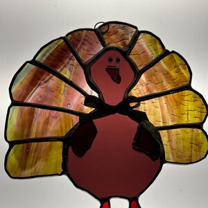 Stained Glass Turkey - Etsy