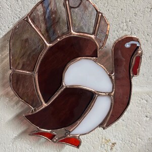 Small Stained Glass Turkey - Etsy