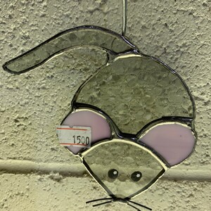 Stained Glass Mouse - Etsy