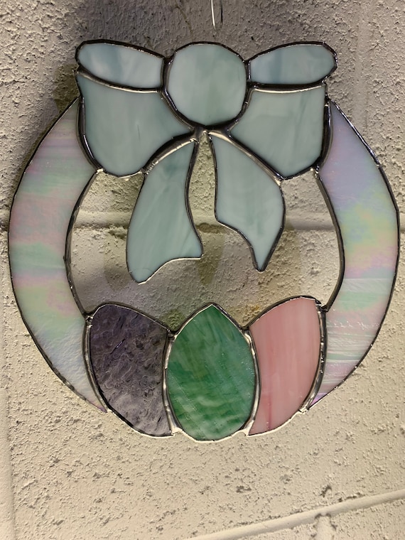 Stained Glass Wreath | Etsy