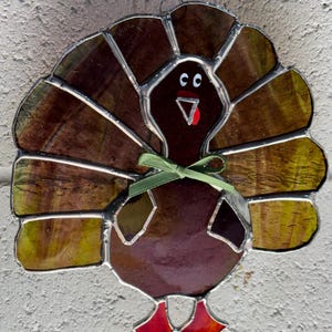 Stained Glass Turkey - Etsy