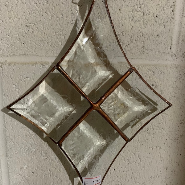 Stained Glass Bevel Diamond Shape - Etsy