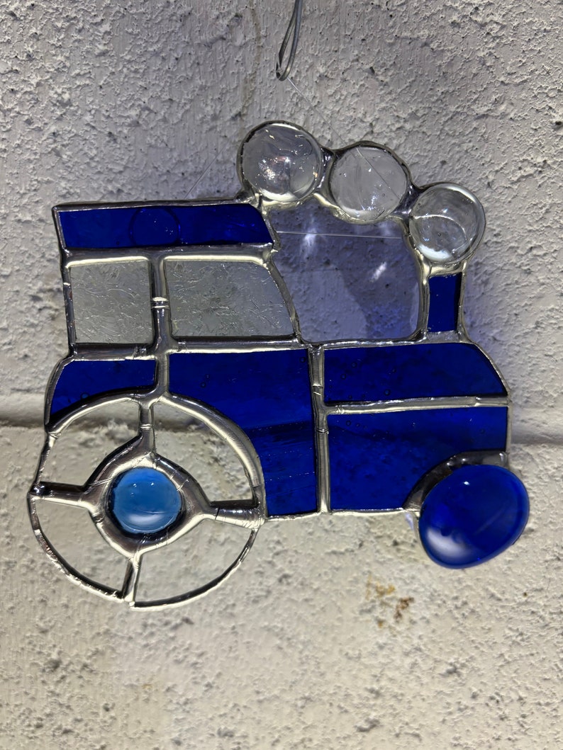 Stained Glass Tractor - Etsy