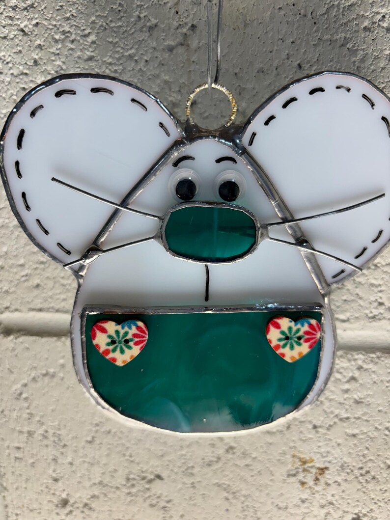 Stained Glass Mice - Etsy