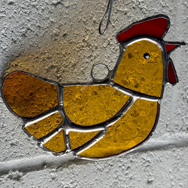 Stained Glass Chickens - Etsy