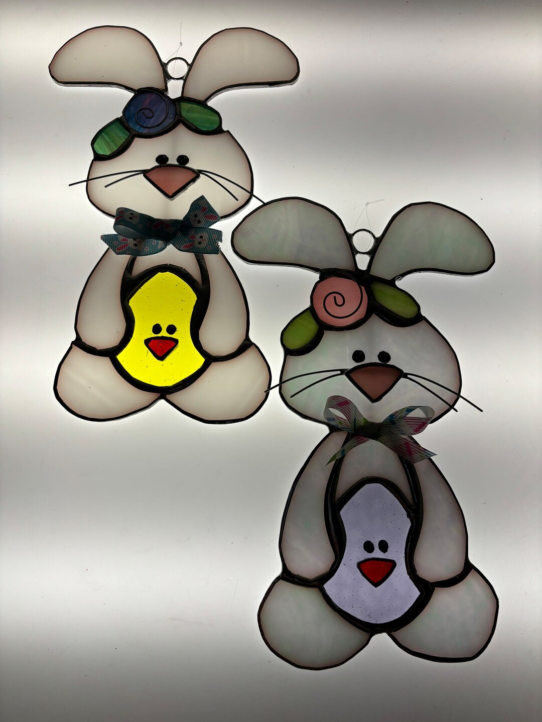 Stained Glass Bunny - Etsy