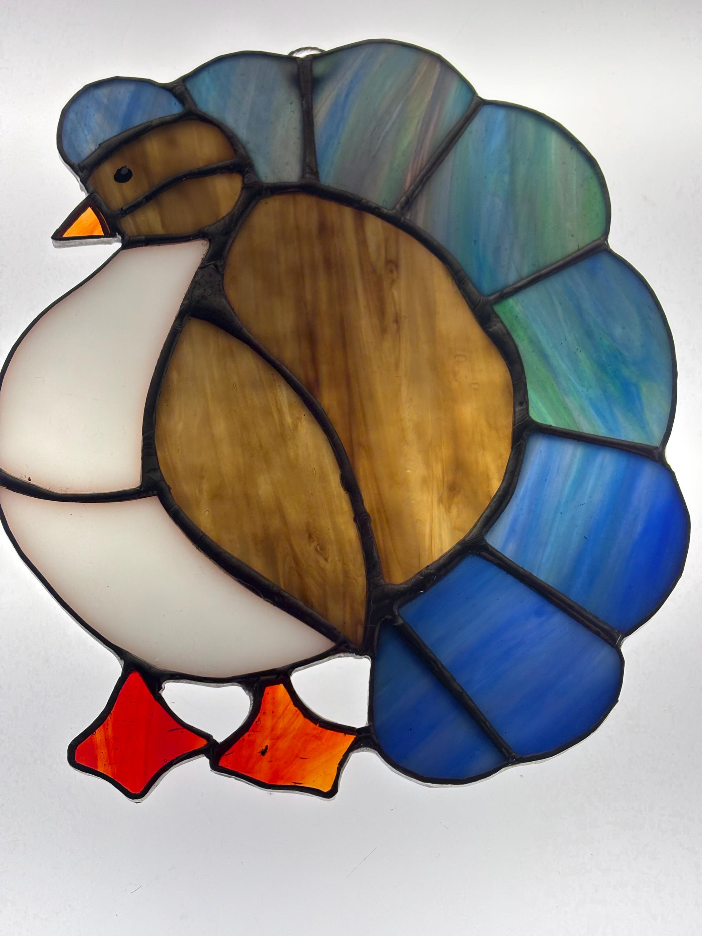 Stained Glass Turkey - Etsy