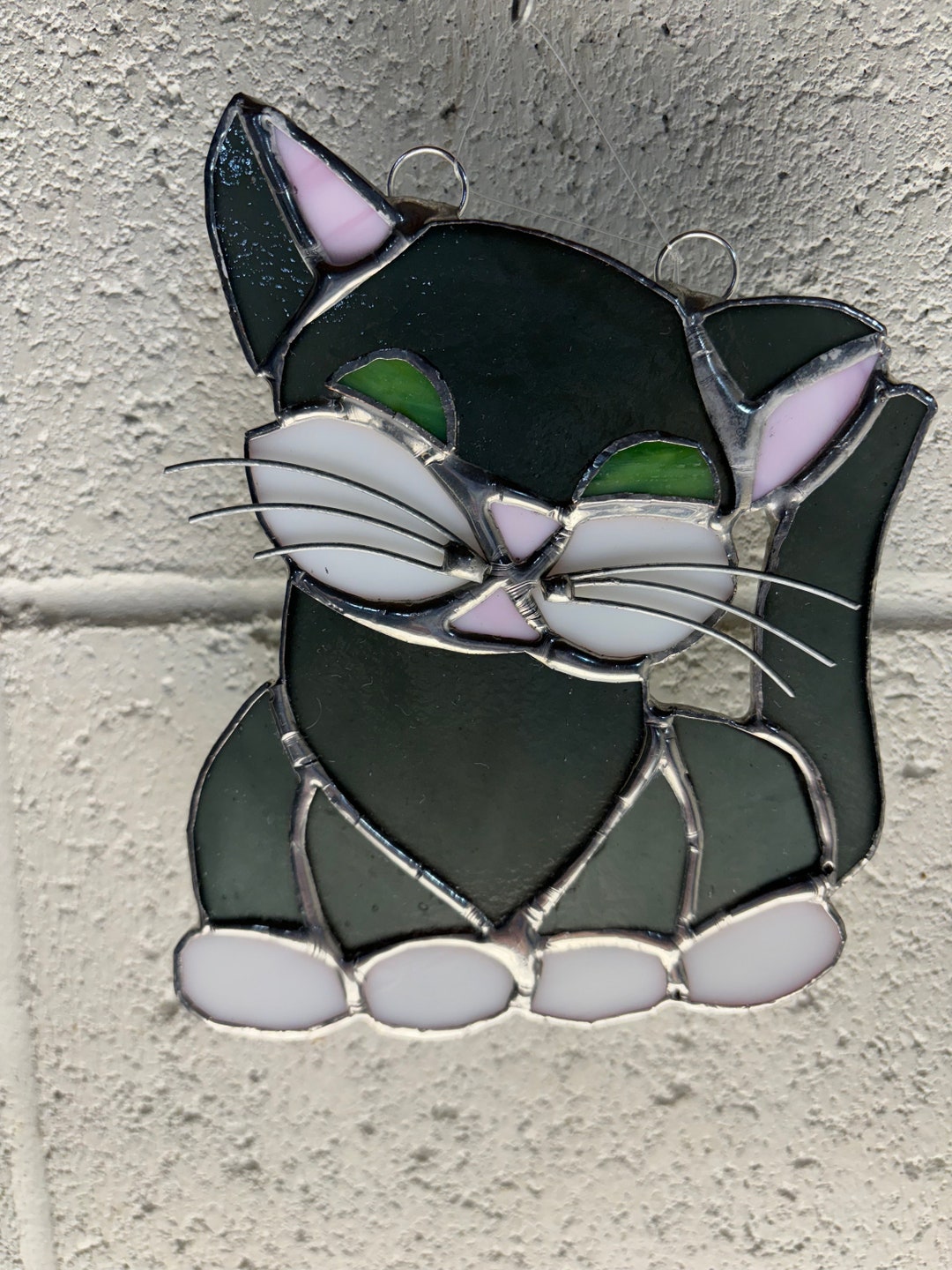 Stained Glass Cat - Etsy
