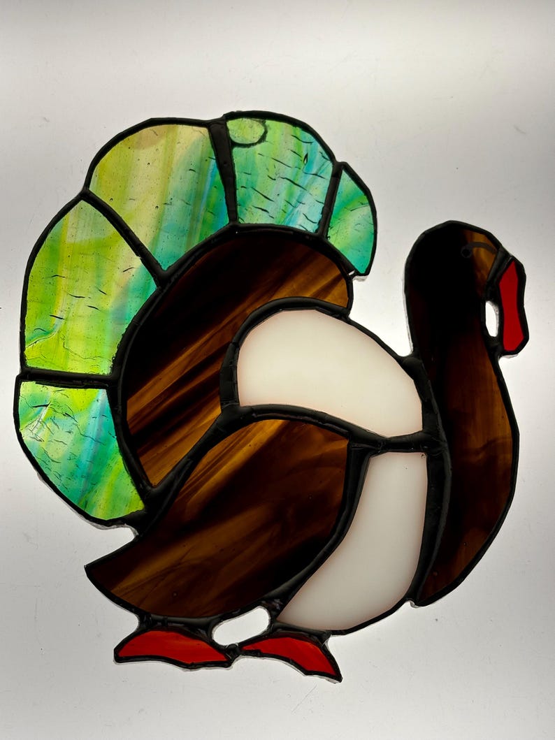 Stained Glass Medium Size Turkey - Etsy