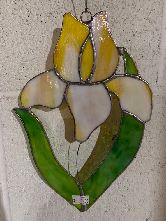 Stained Glass Iris | Etsy