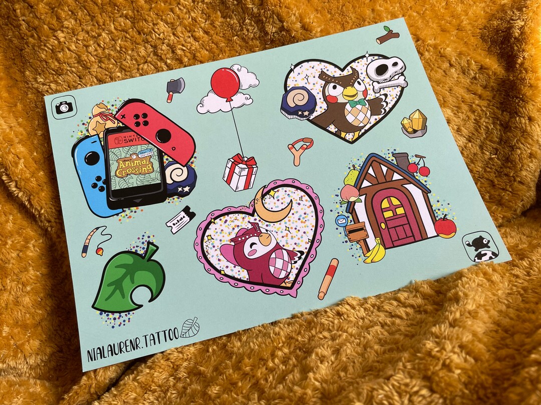 A4 Animal Crossing Art Print - Etsy