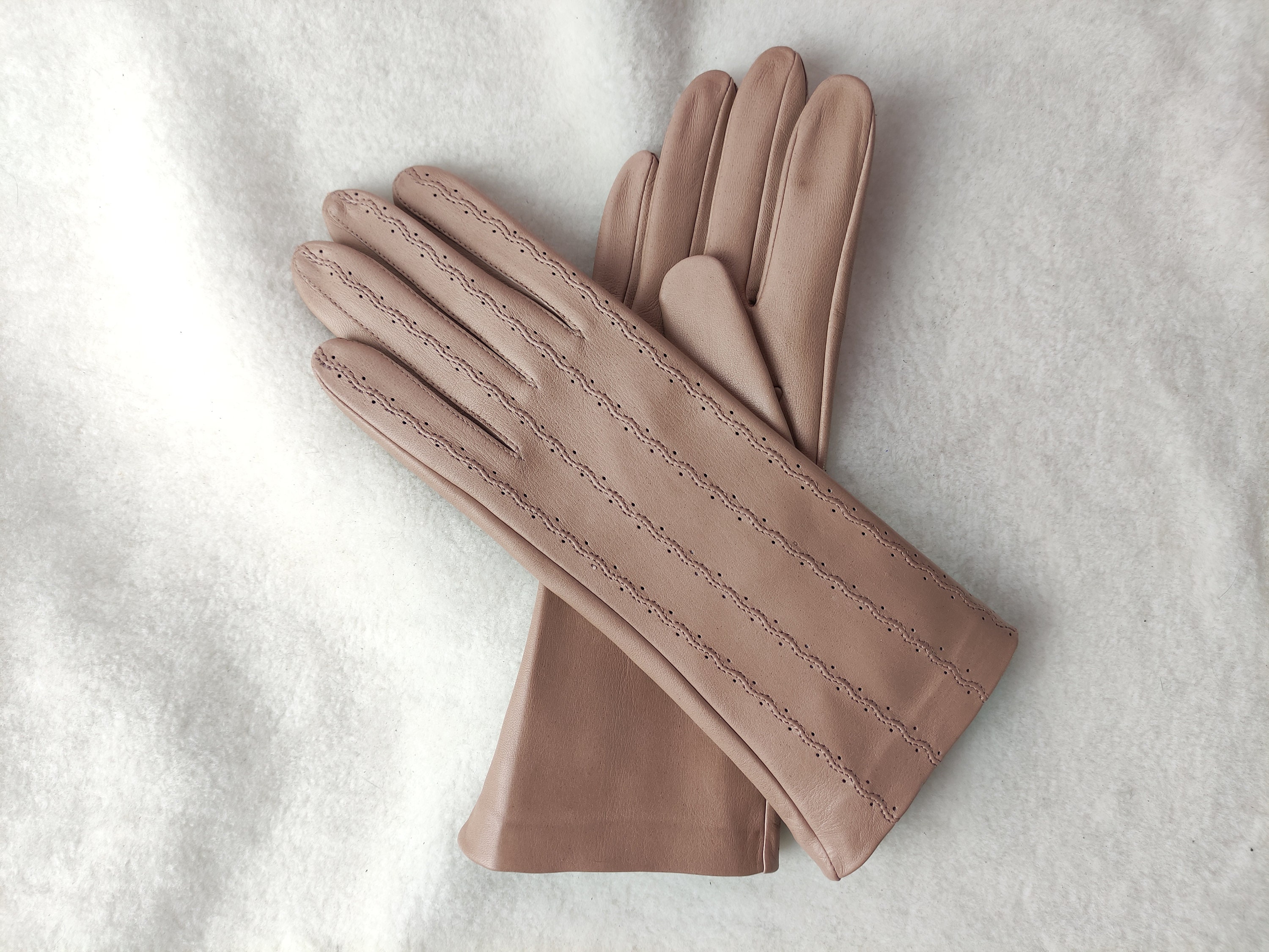 Unlined leather gloves Handmade Ladies Gloves Gloves for | Etsy