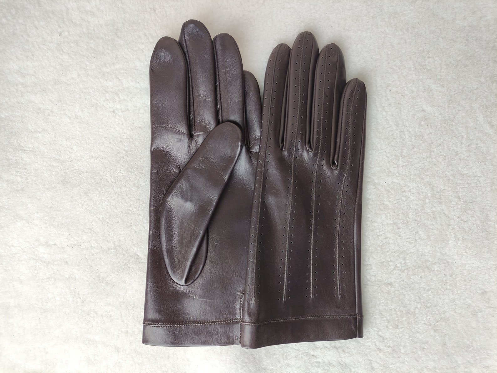Men Unlined Leather Gloves Gloves for Driving Best Gift for - Etsy