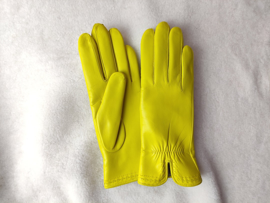 Cashmere / Silk Lined Leather Gloves Handmade Ladies Gloves Gloves for ...