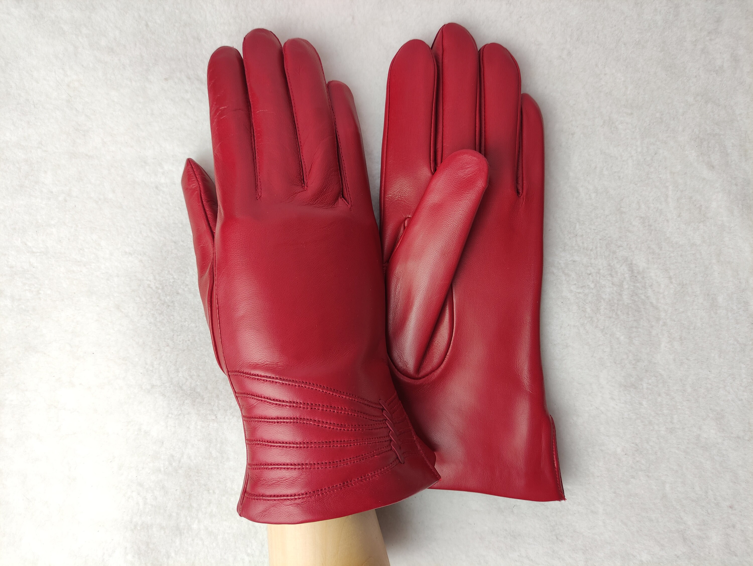 Cashmere / Silk Lined Leather Gloves Handmade Ladies Gloves | Etsy
