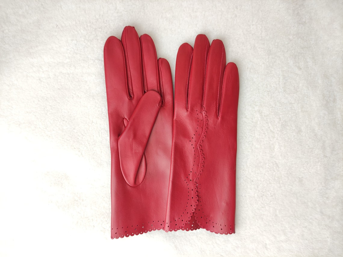 Unlined Leather Gloves Handmade Ladies Gloves Gloves for | Etsy