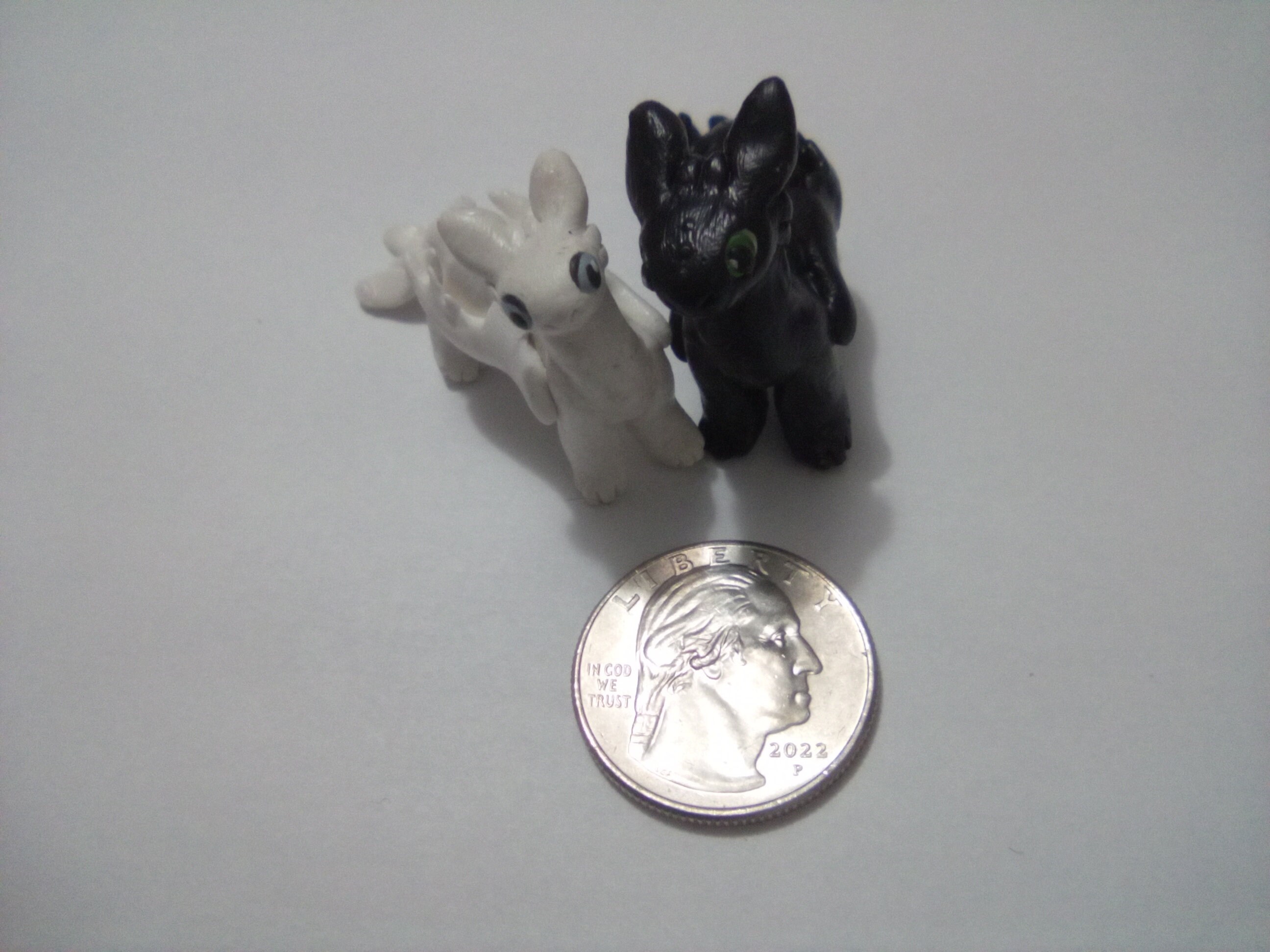 Toothless and Light Fury Clay Art - Etsy