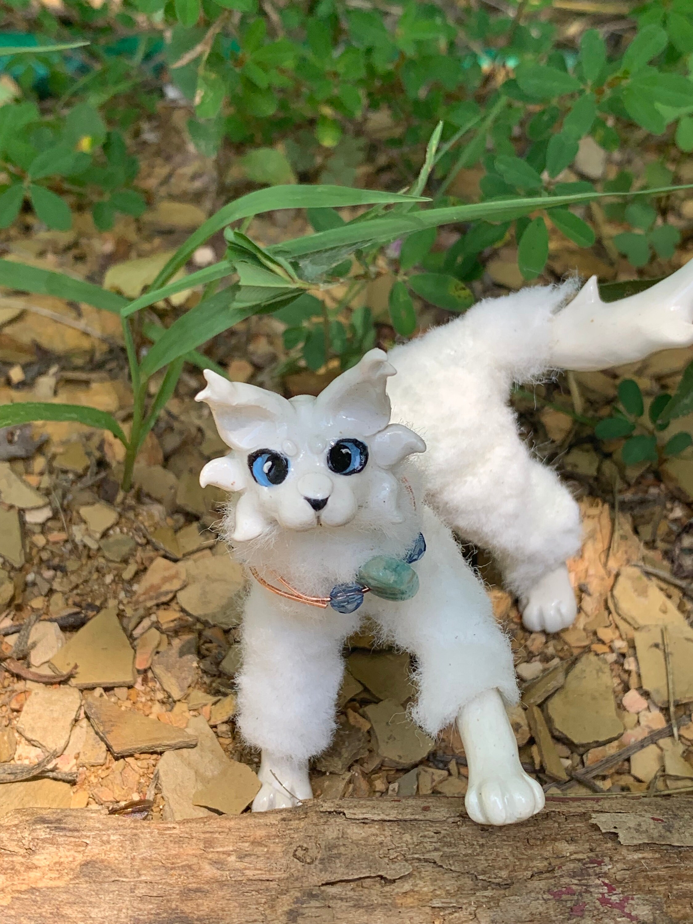 Poseable Art Doll Cat - Etsy