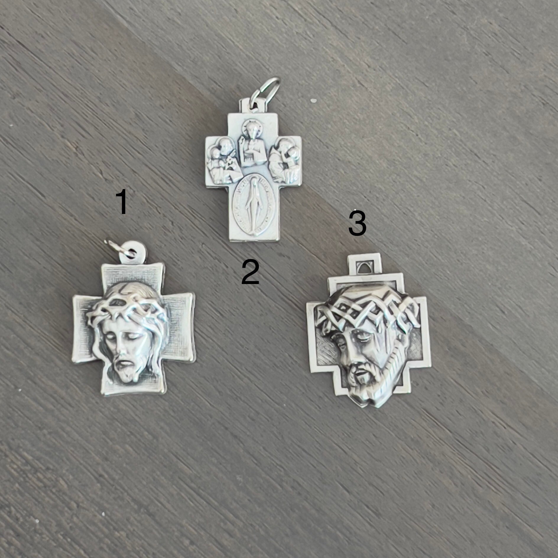 Catholic Four Way Medal-religious Medal-cruciform-catholic Symbols ...