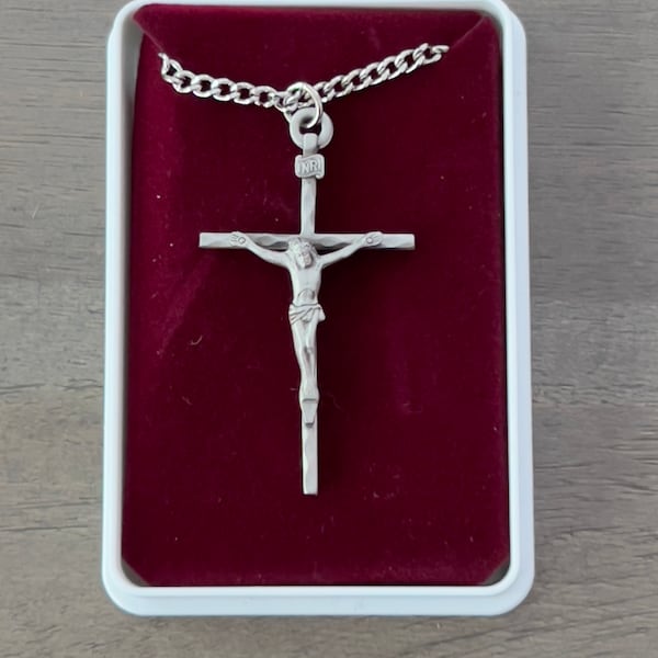 Crucifix 24 Inch Chain - Etsy