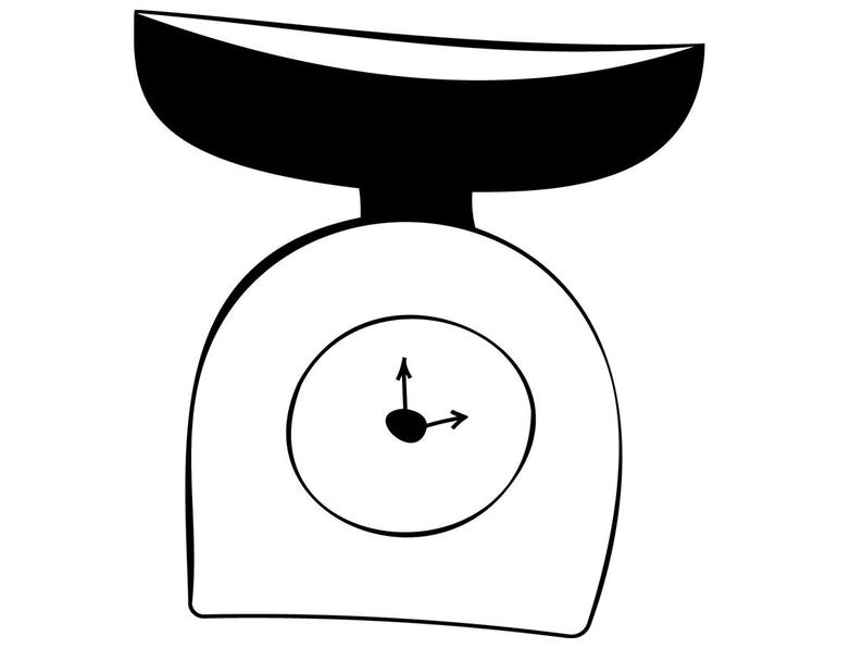 Black and White Kitchen Clipart – Baking and Cooking Tools ...