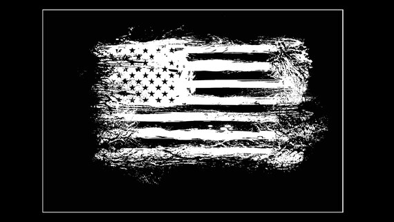 White USA Flag American Flag | Etsy