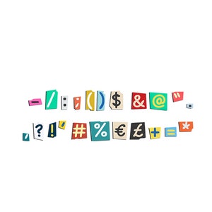 Anonymous Letters SVG - Newsletter Alphabet SVG - Etsy