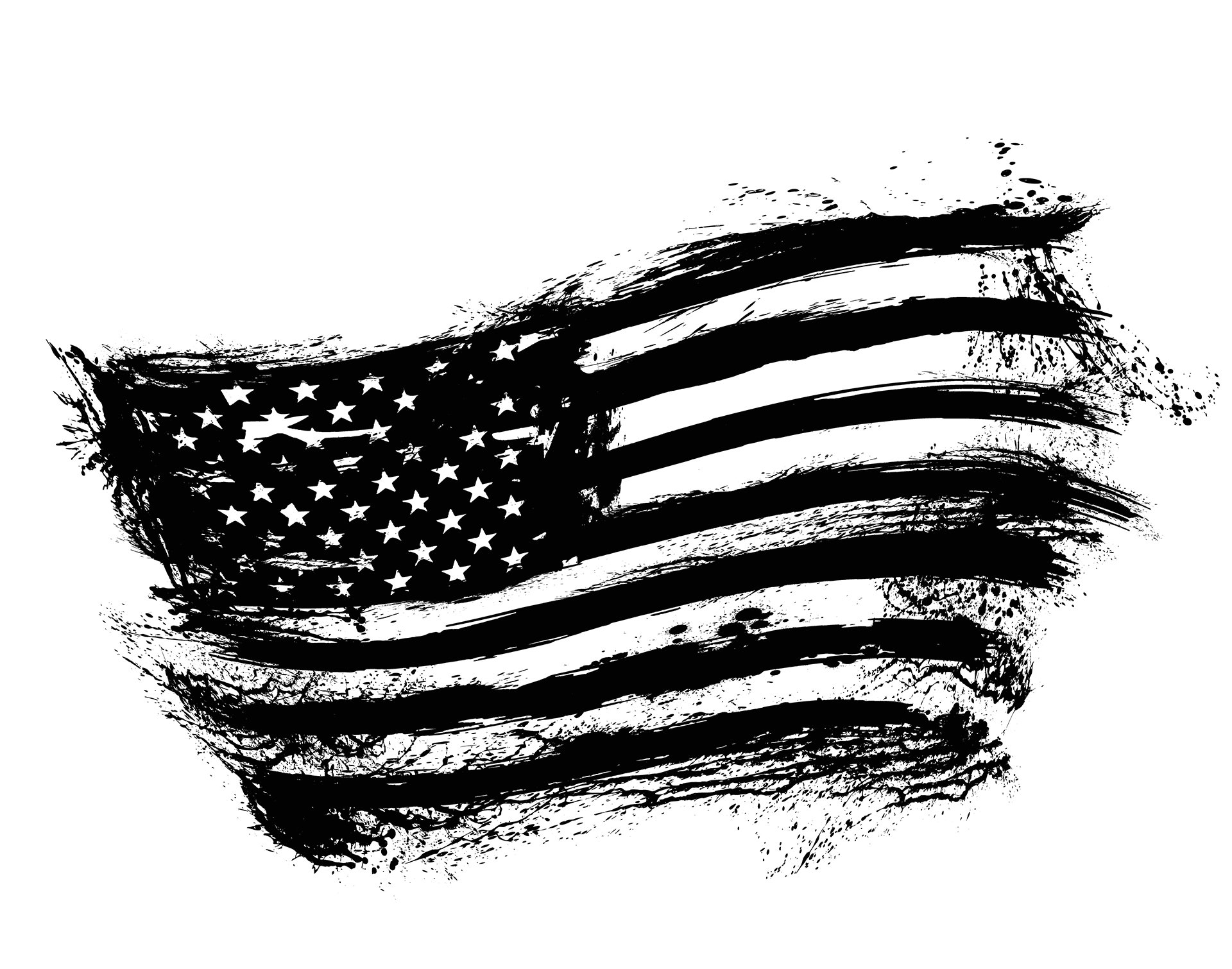 Splash Flag - USA Distressed Flag - Etsy