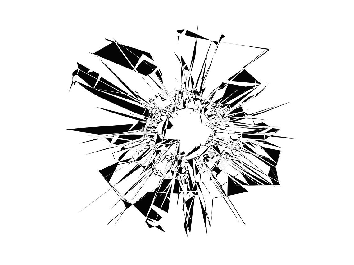 Broken Mirror - Shattered Glass - Etsy