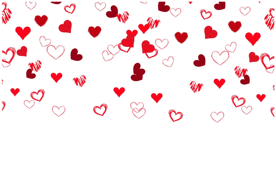 Heart Background - Backdrop Heart Symbols - Etsy