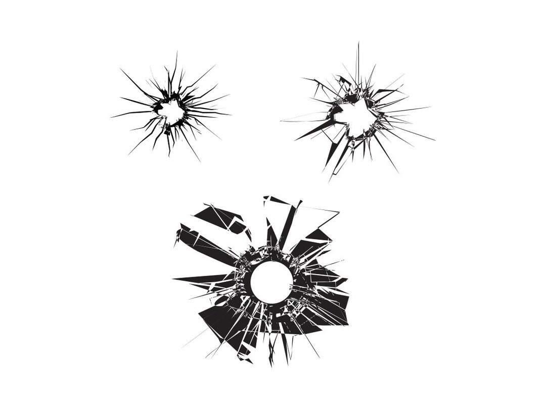 Broken Mirror Shattered Glass - Etsy