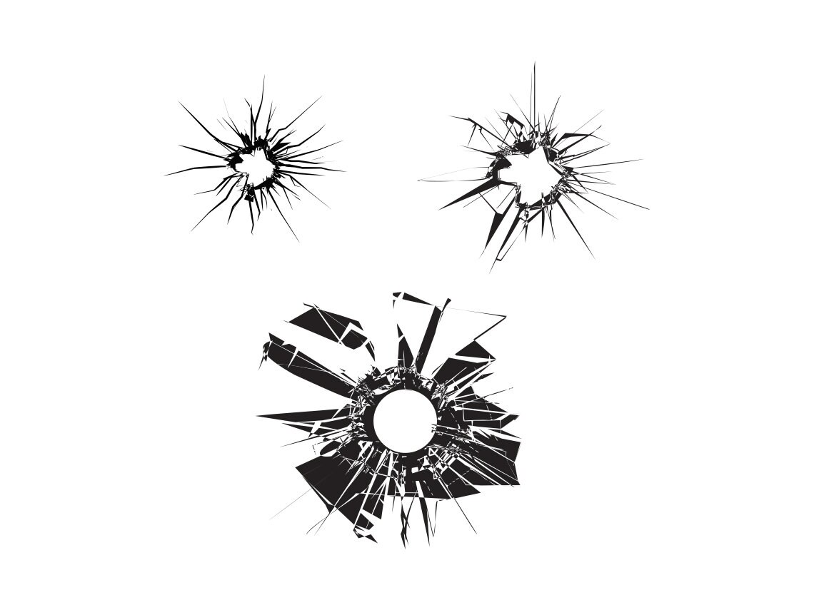 Broken Mirror - Shattered Glass - Etsy