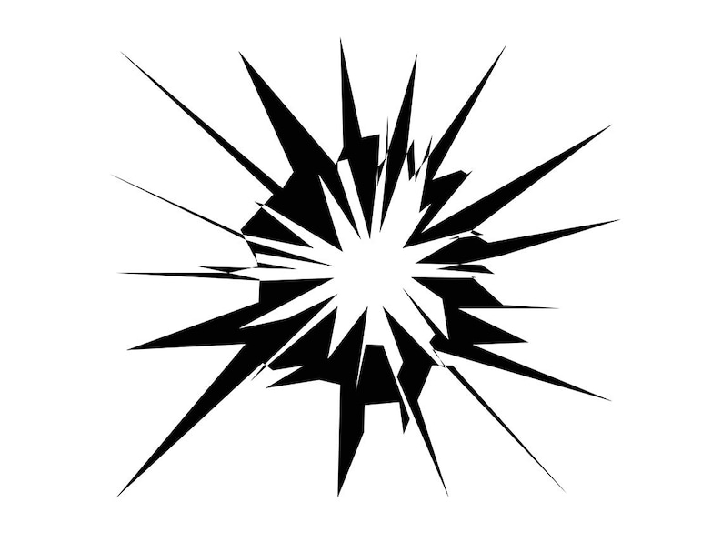 Cracked Glass Digital - Shattered Glass SVG - Etsy
