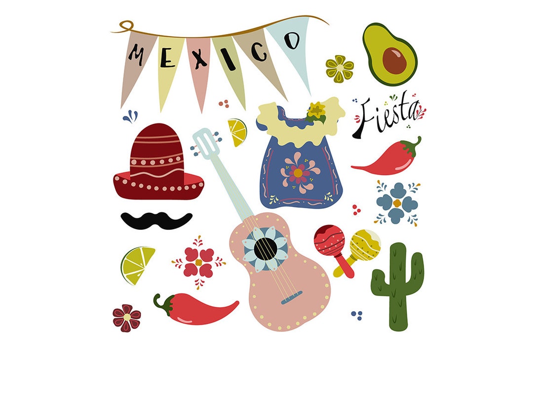 Mexico Elements SVG - Mexico Bundle Vector - Etsy
