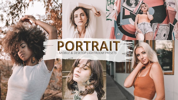 Portrait Filters Lightroom Mobile and Desktop Presets | Etsy