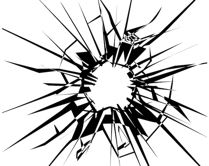 Cracked Glass Svg, Broken Glass Png, Shattered Glass Clipart, Cracked ...