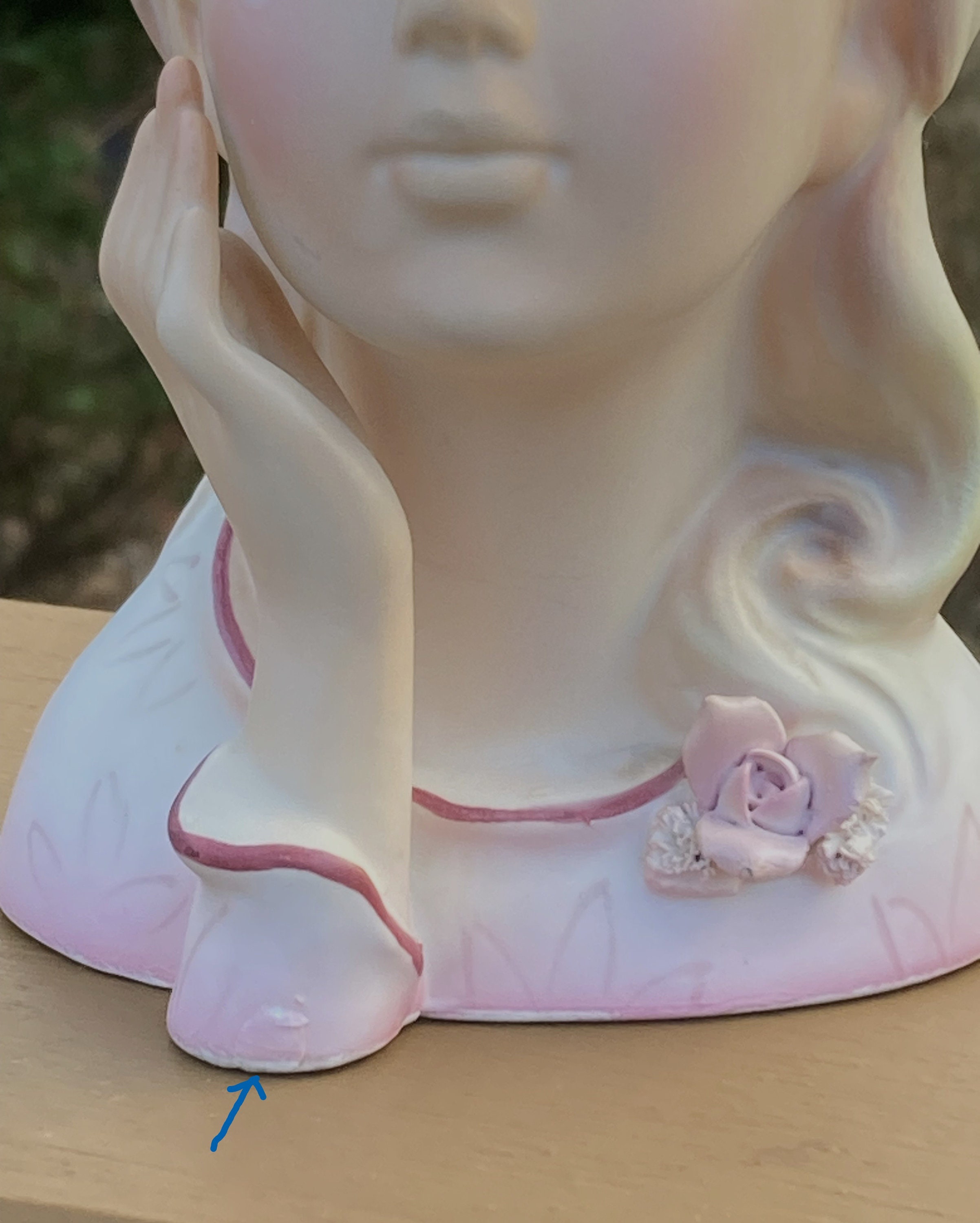 6 Vintage Lefton 4070 Pink Lady Head Vase - Etsy