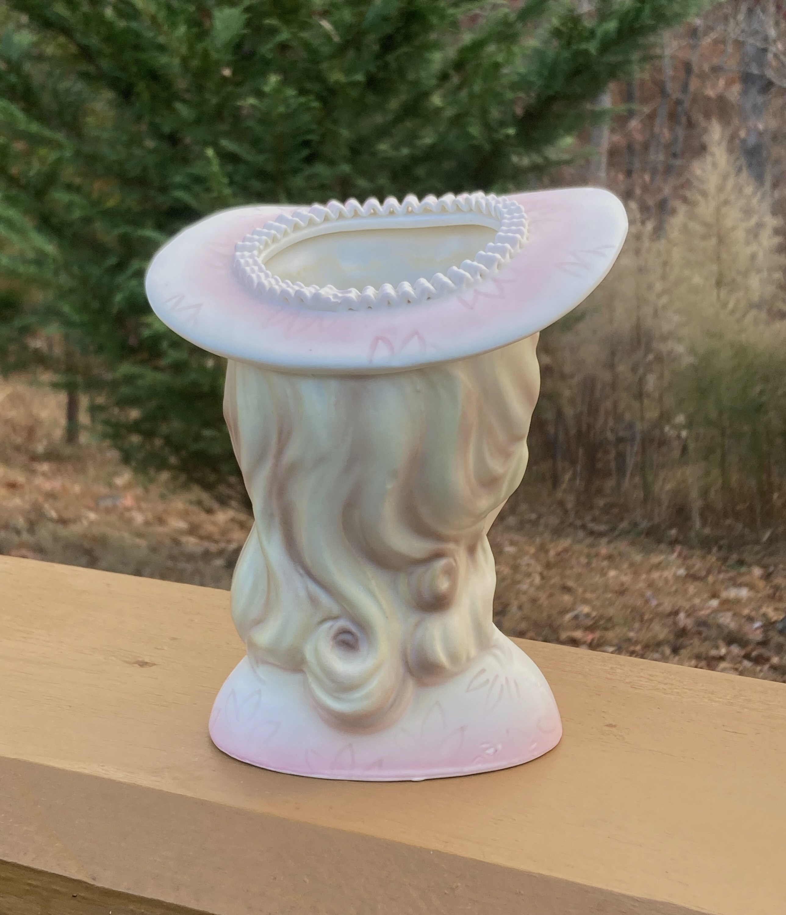 6 Vintage Lefton 4070 Pink Lady Head Vase - Etsy