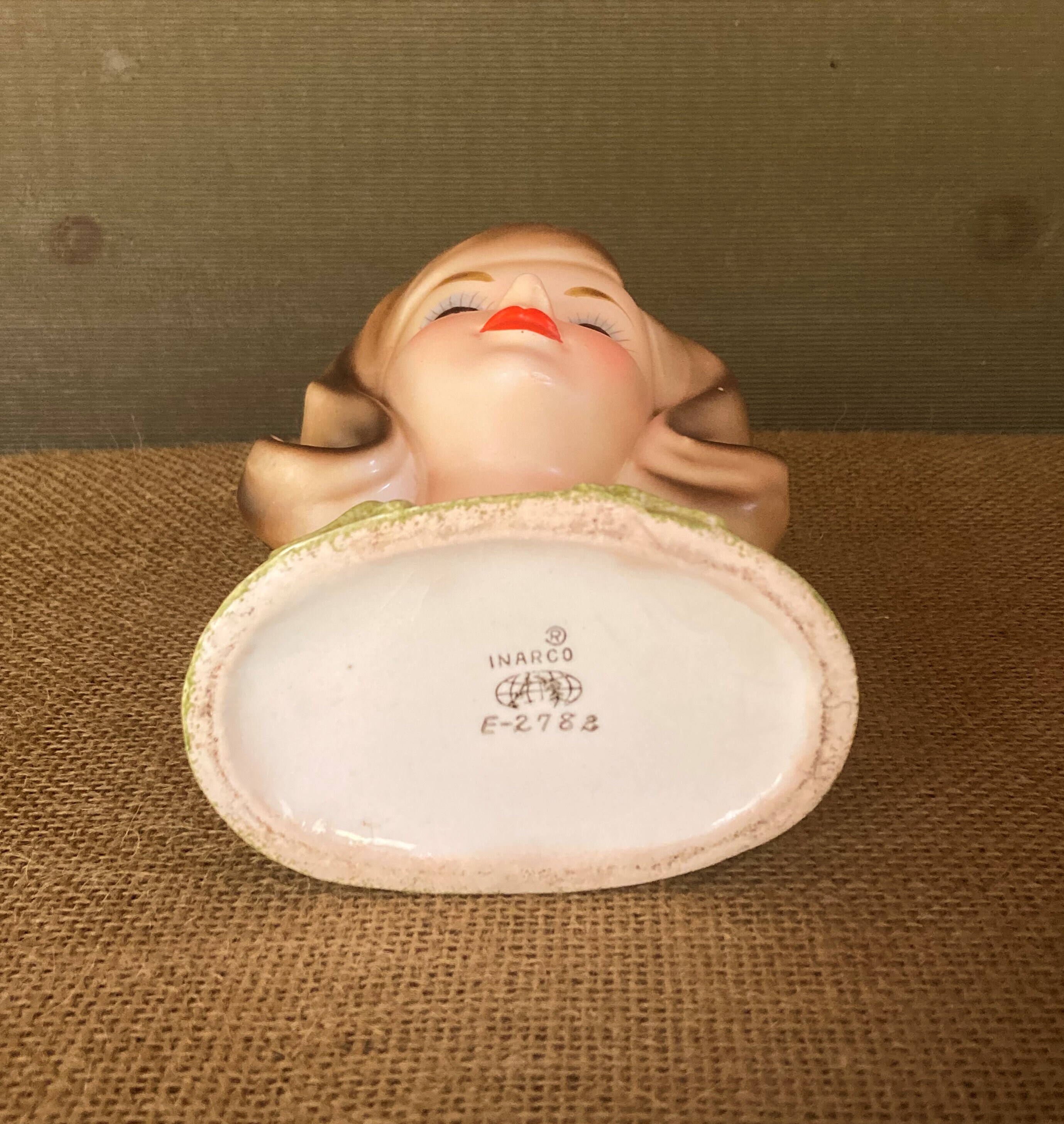 5 1/2 INARCO E-2783 Vintage Lady Headvase - Etsy