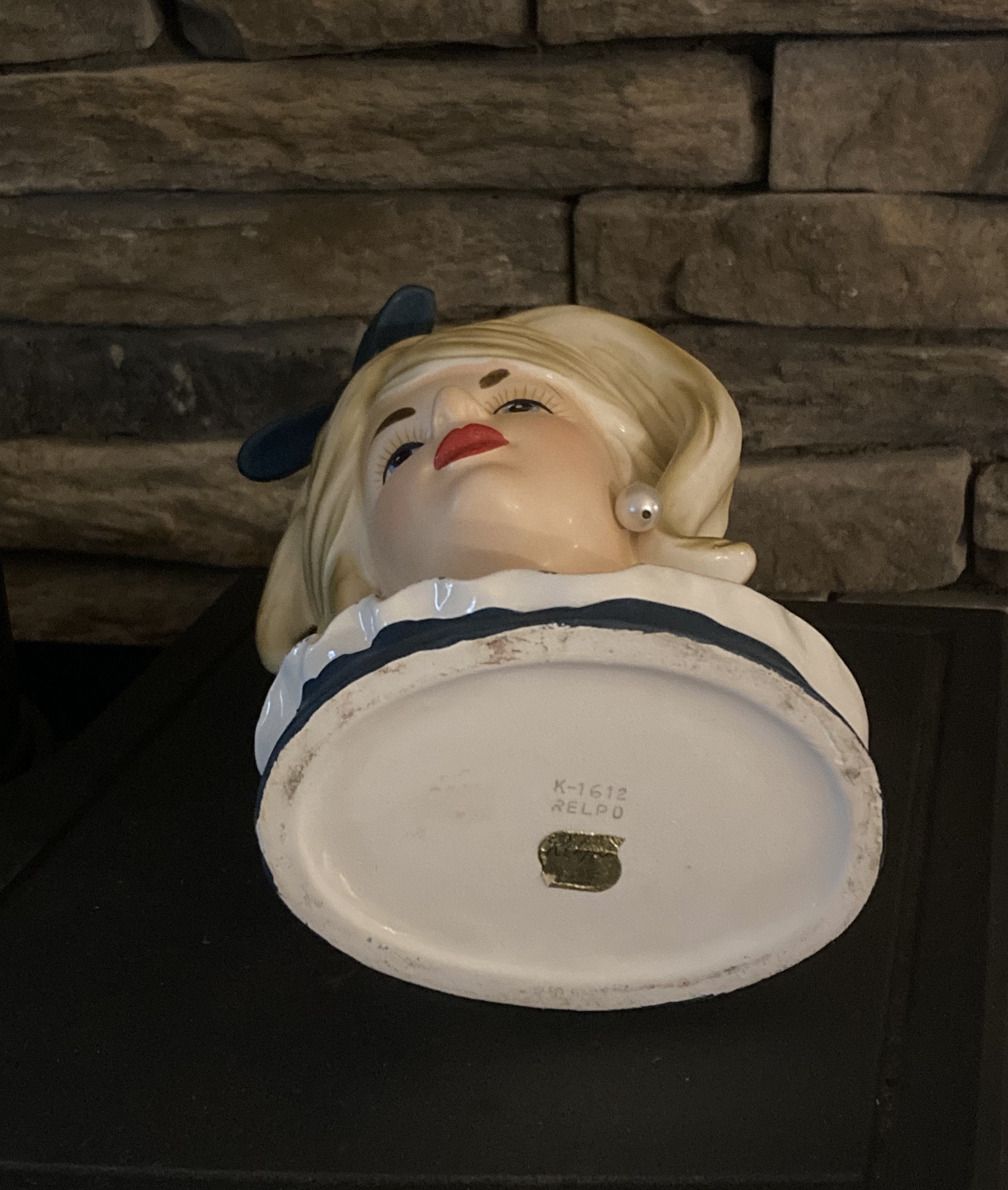 Large 7 1/2" Vintage Relpo K-1612 Lady Headvase - Etsy