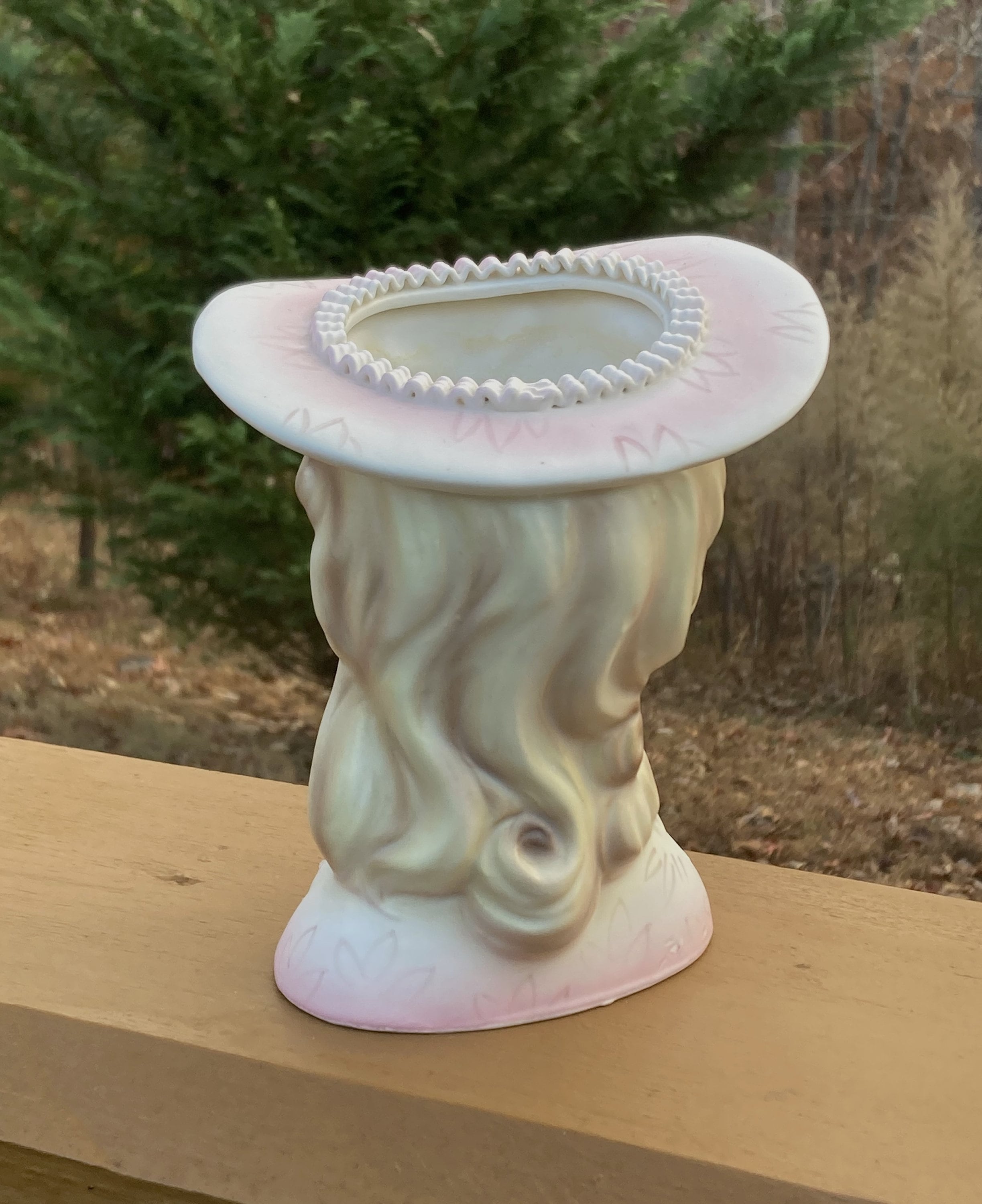 6 Vintage Lefton 4070 Pink Lady Head Vase - Etsy